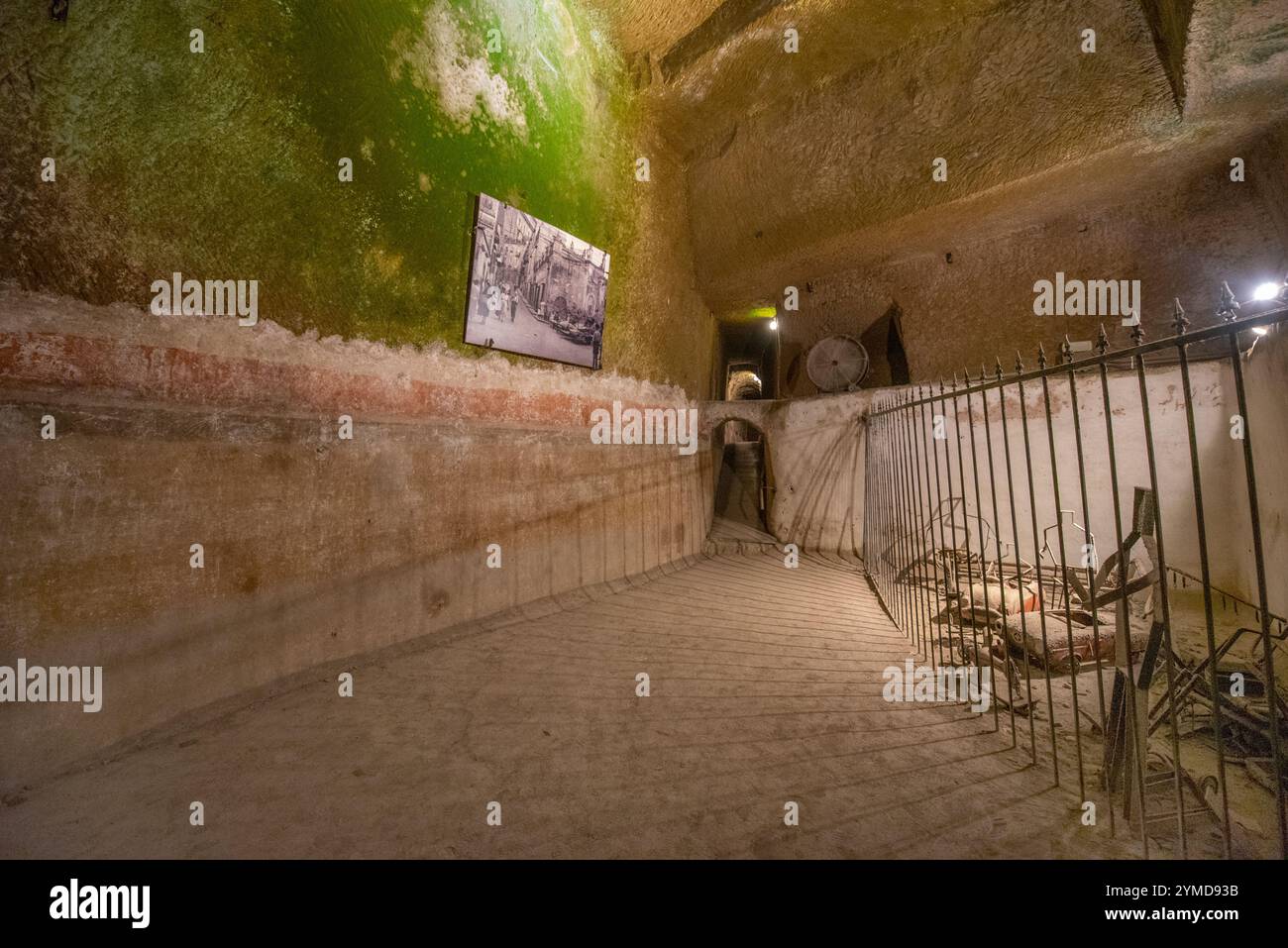 Naples. Historical Center. Underground Naples. Aqueduct-cistern of the ...