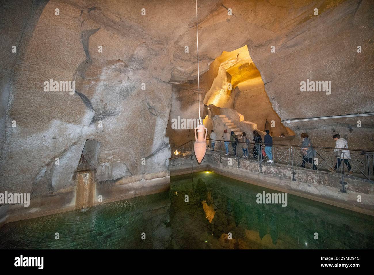 Naples. Historical Center. Underground Naples. Aqueduct-cistern of the ...