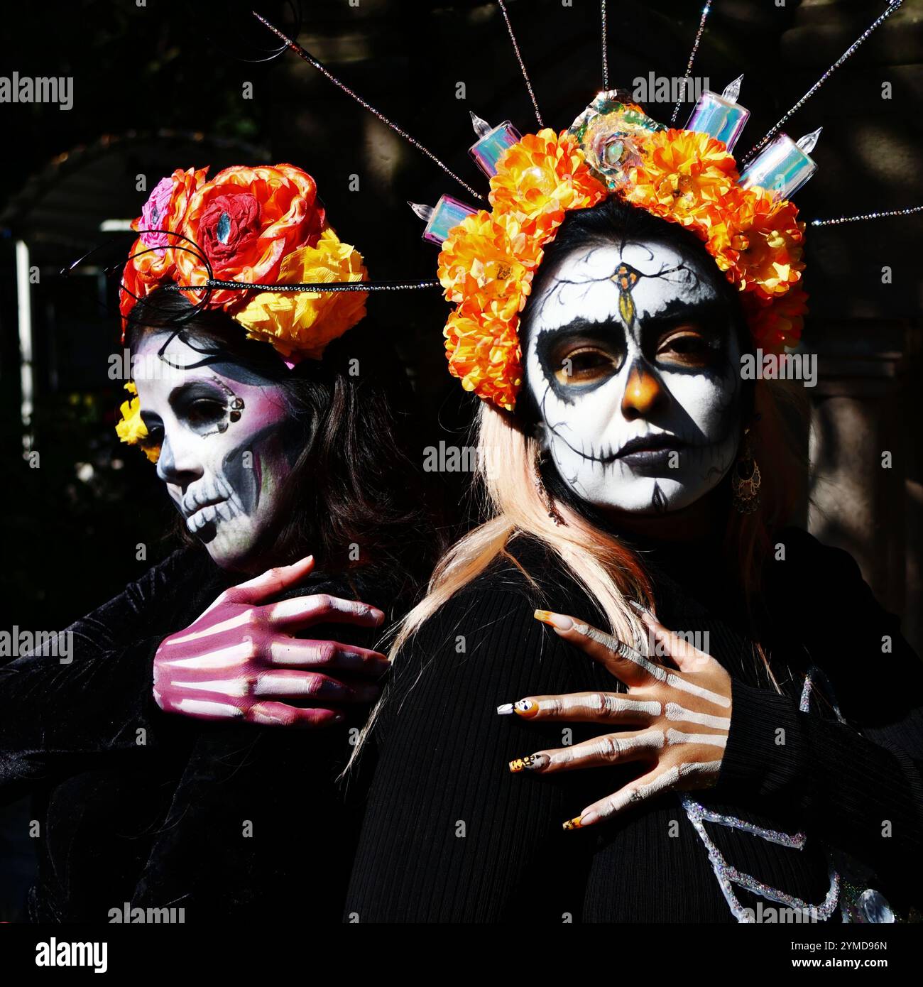 Emotive portrait of a young woman with natural light, capturing raw ...