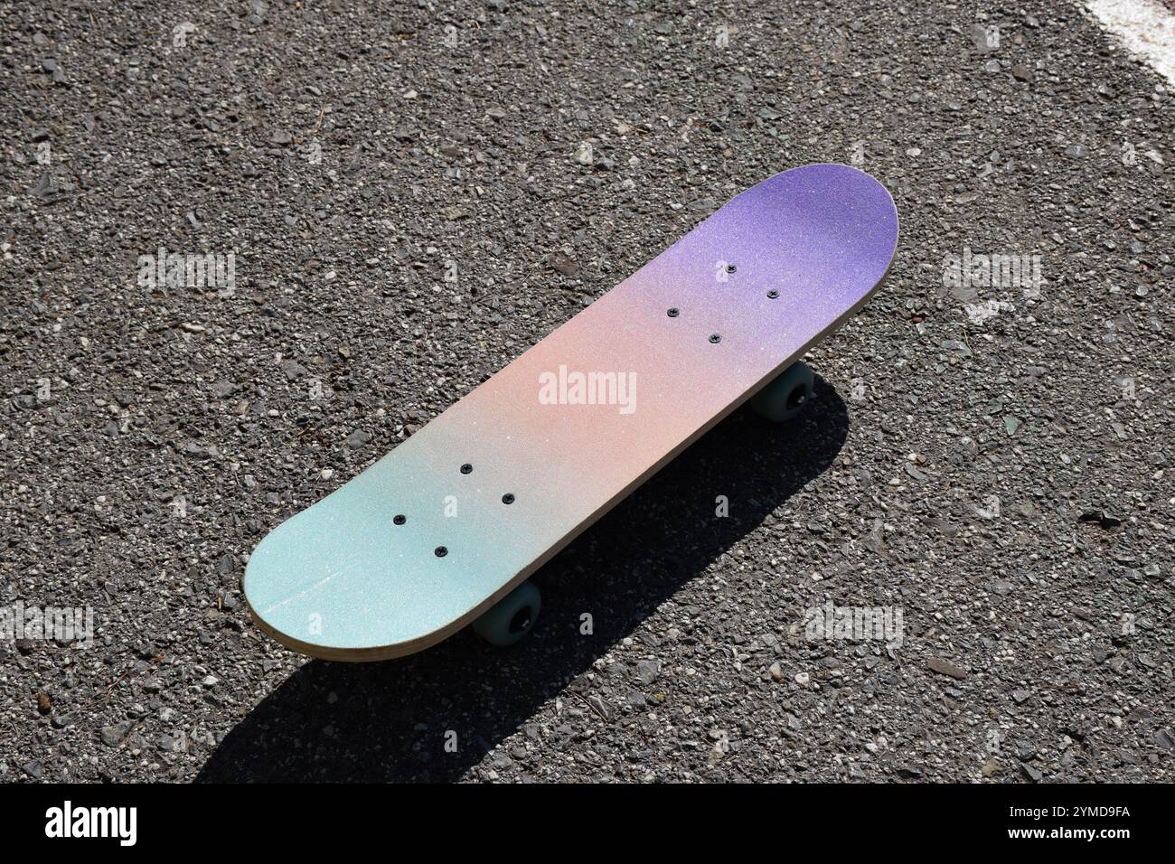 Skateboard on pavement texture hi-res stock photography and images - Alamy