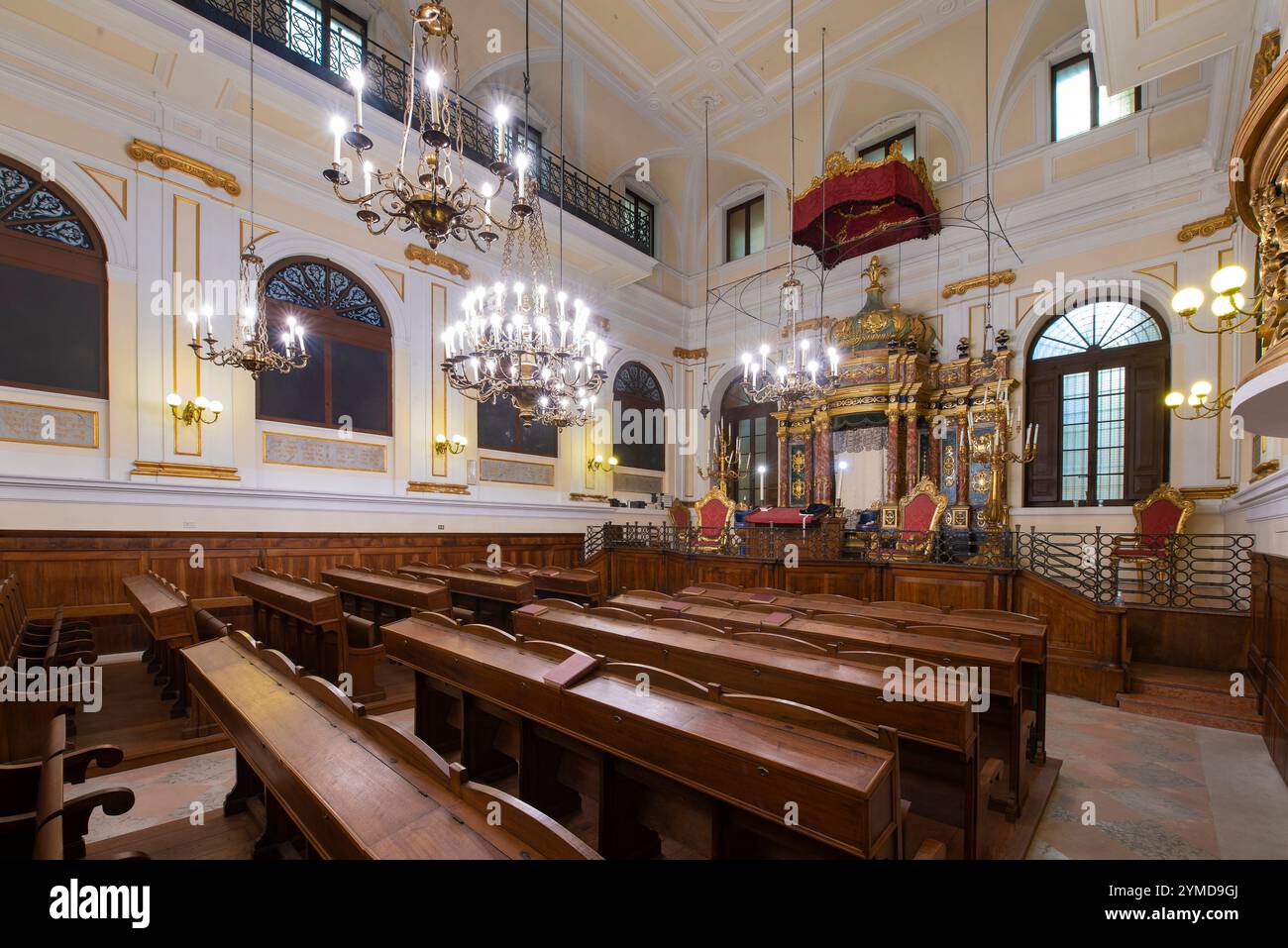 Ancona. Italian Rite Synagogue (built In 1932). Via Astagno Stock Photo ...