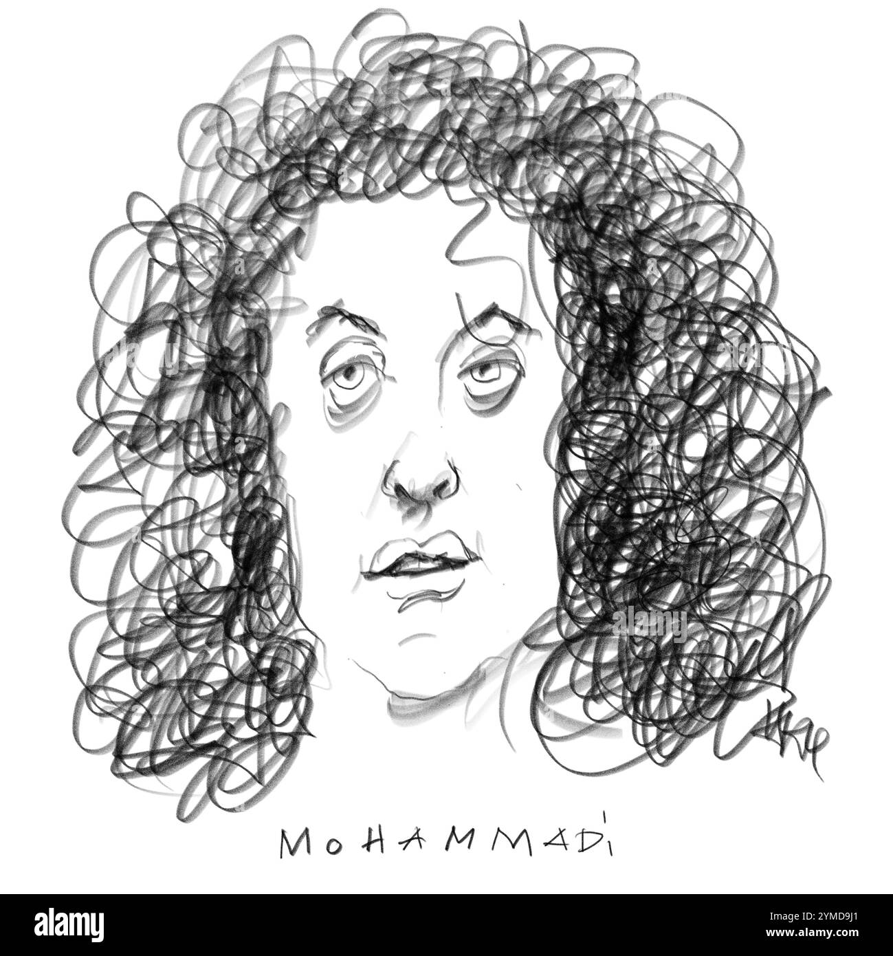 Narges mohammadi Black and White Stock Photos & Images - Alamy