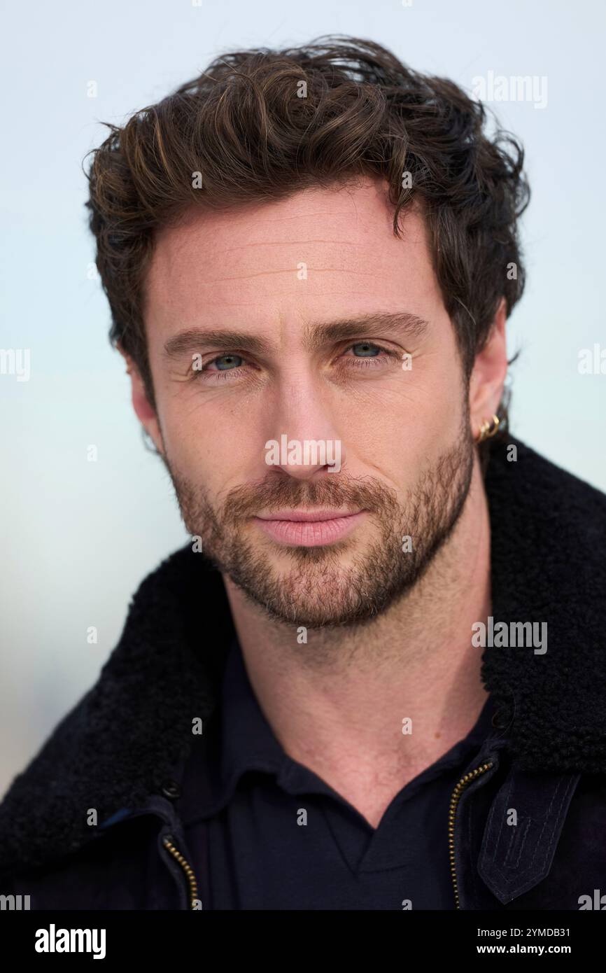 Aaron Taylor-Johnson poses for photographers during at a photo call for ...