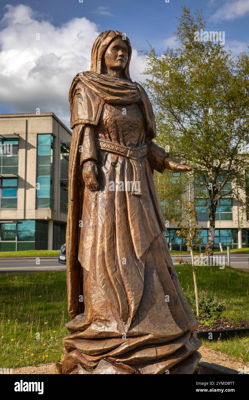 Ireland, County Leitrim, Carrick on Shannon, Linear Park, Saint Eidin ...