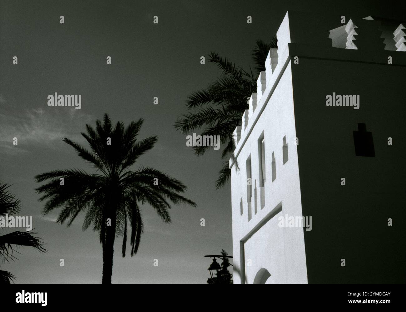 The beautiful ancient tomb Koubba de Fatima Zohra at the iconic ...