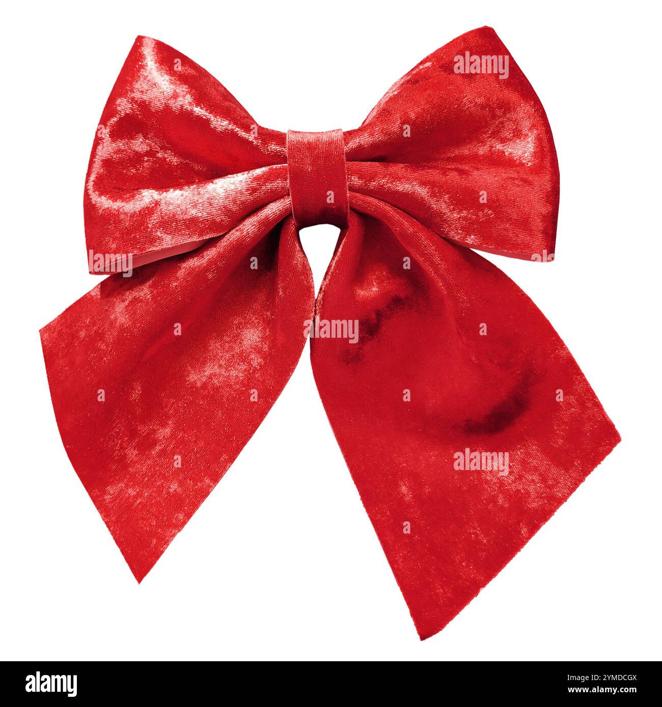 Red bow isolated on white background Stock Photo - Alamy
