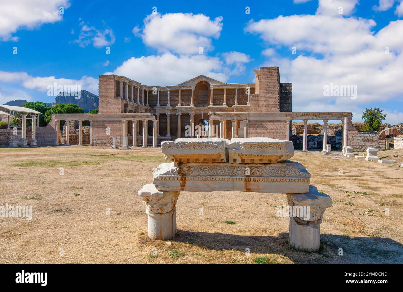 Ancient City Sardes (Sardis) in Turkey. Province of Lydia, major center ...