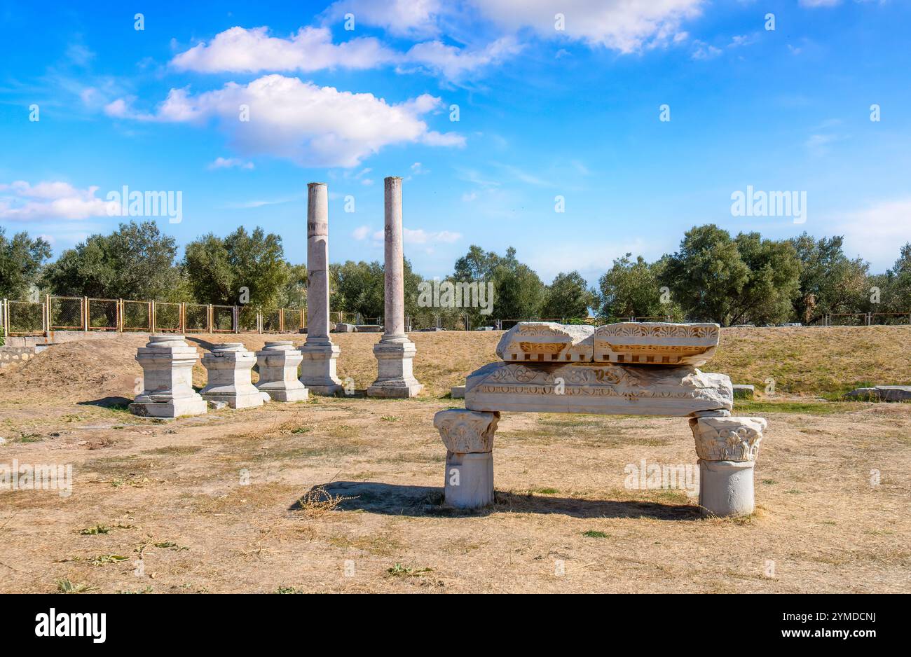 Ancient City Sardes (Sardis) in Turkey. Province of Lydia, major center ...