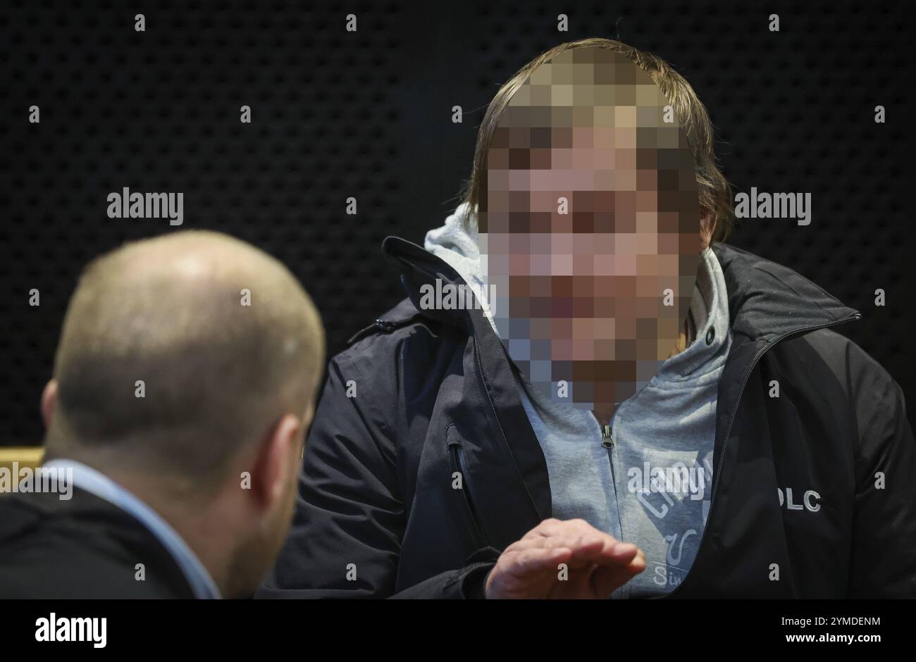 Accused Jean-Luc Clitophon pictured at the jury constitution session ...