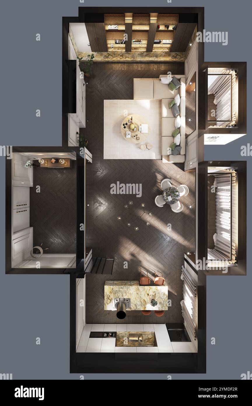 Detailed floor plan hi-res stock photography and images - Alamy