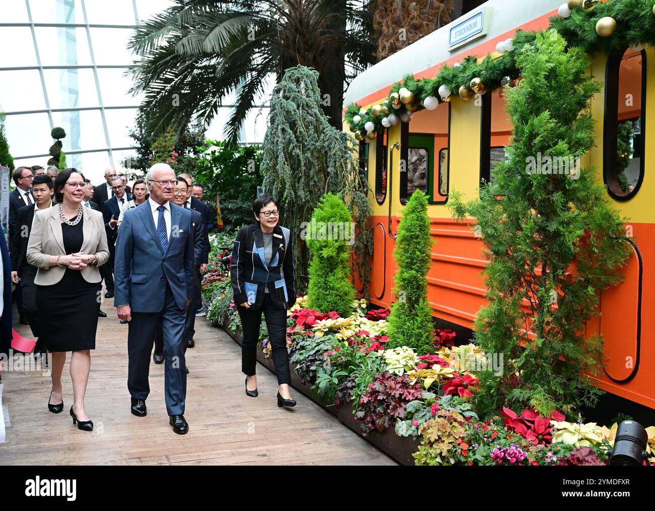 Singapore, Singapore. 21st Nov, 2024. King Carl XVI Gustaf inaugurates ...