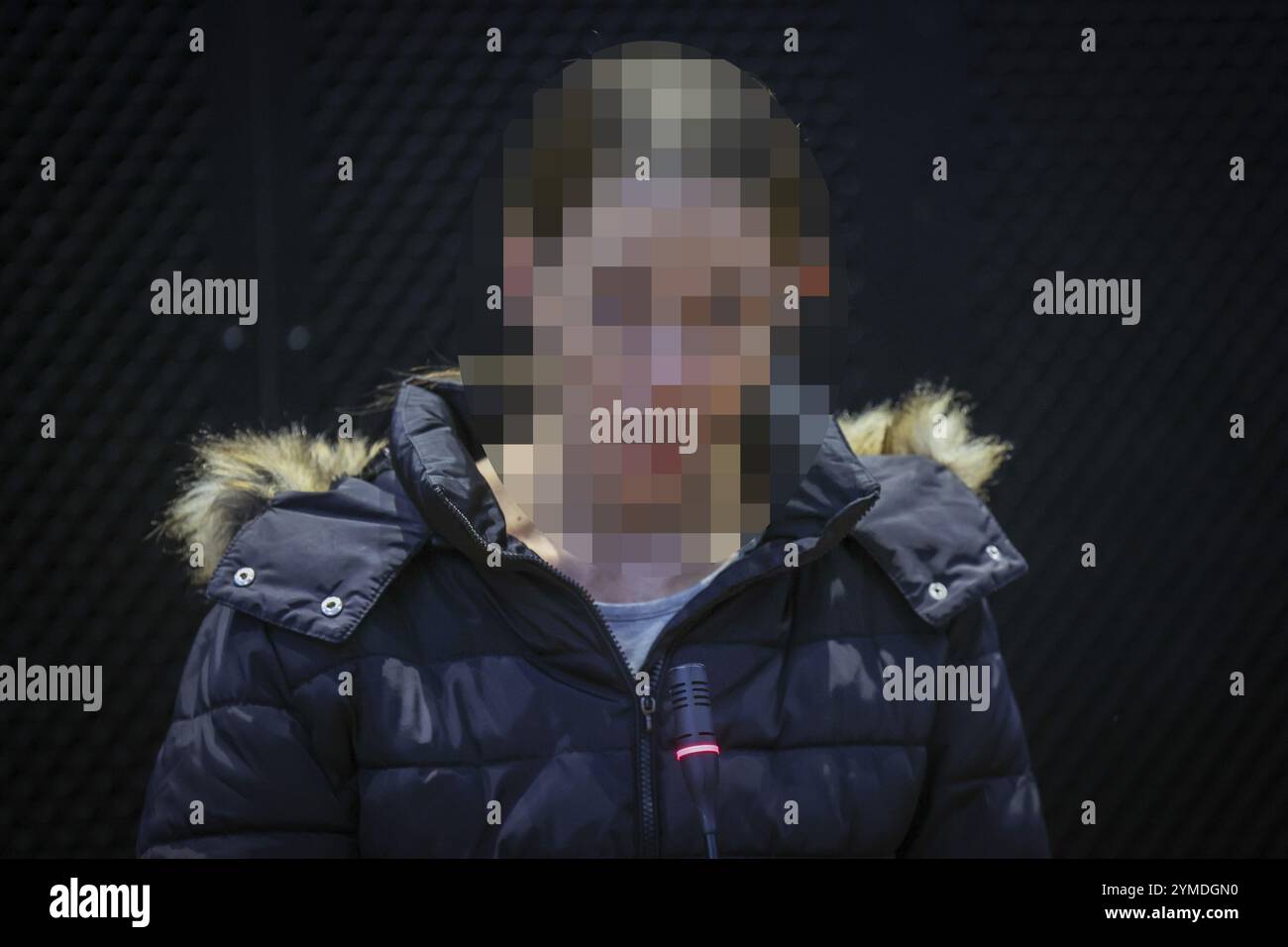 Accused Mary Volkaert pictured at the jury constitution session for the ...