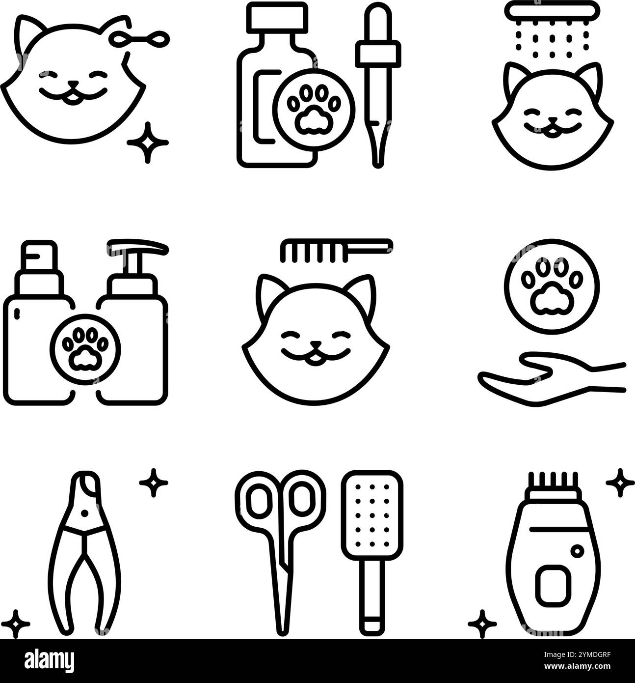Pet illustration services Black and White Stock Photos & Images - Alamy