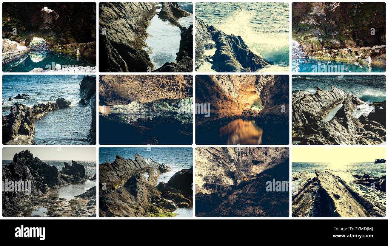 Beautiful lake water rocky Cut Out Stock Images & Pictures - Alamy