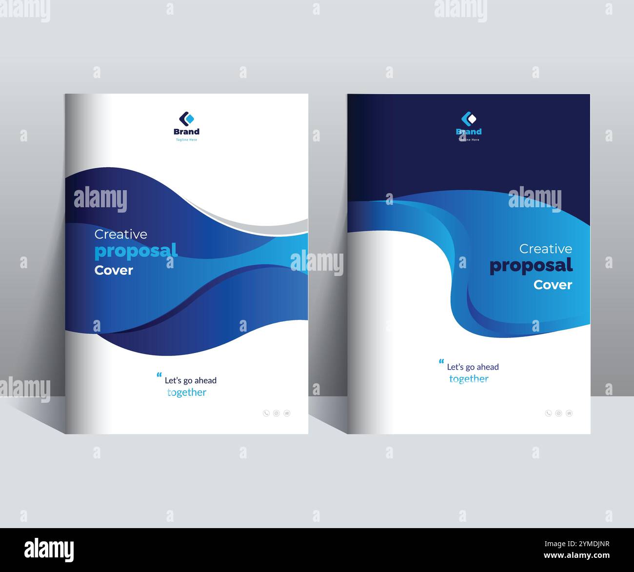 Corporate Business Proposal catalog cover Design Template concepts ...