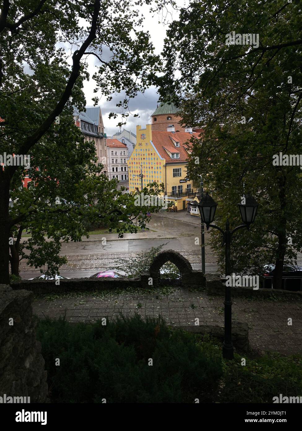 Several cars parked along hi-res stock photography and images - Alamy