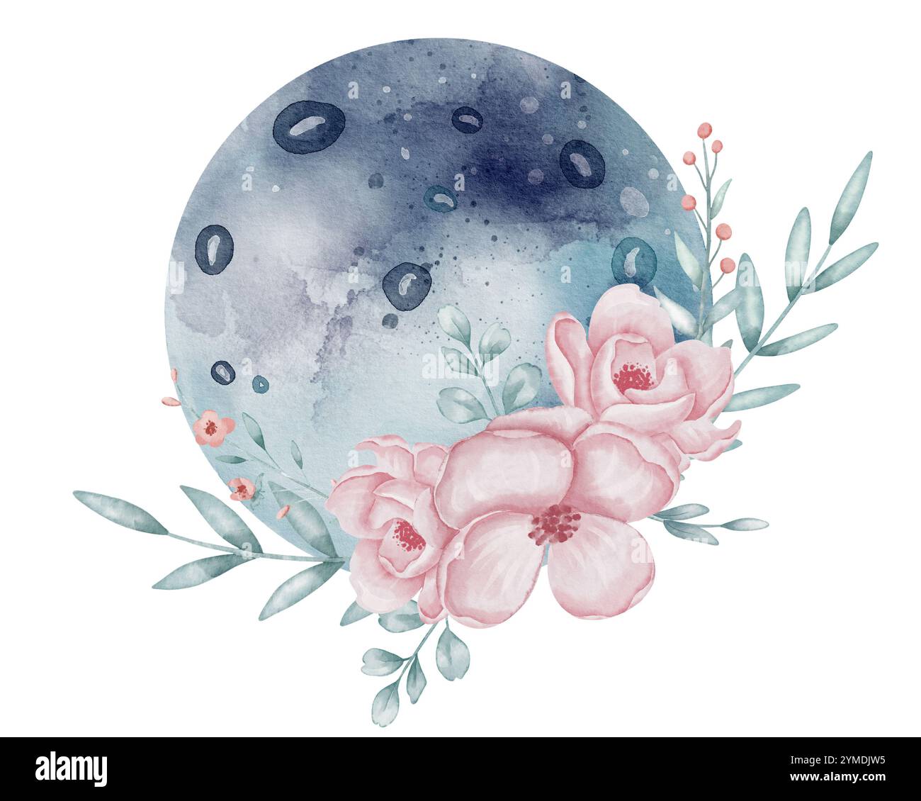 Painting full moon hi-res stock photography and images - Alamy