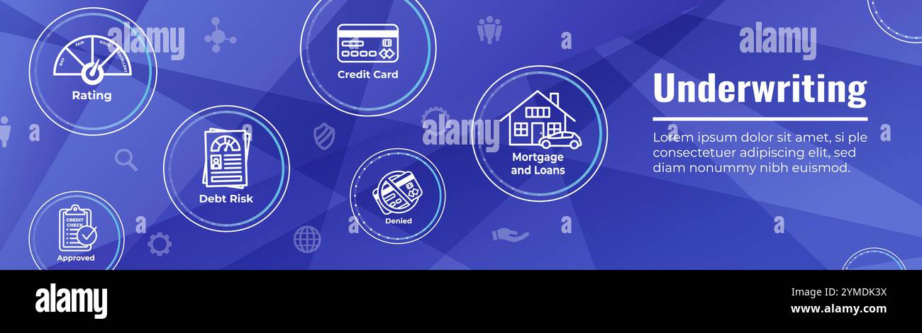 Underwriting vector vectors hi-res stock photography and images - Alamy