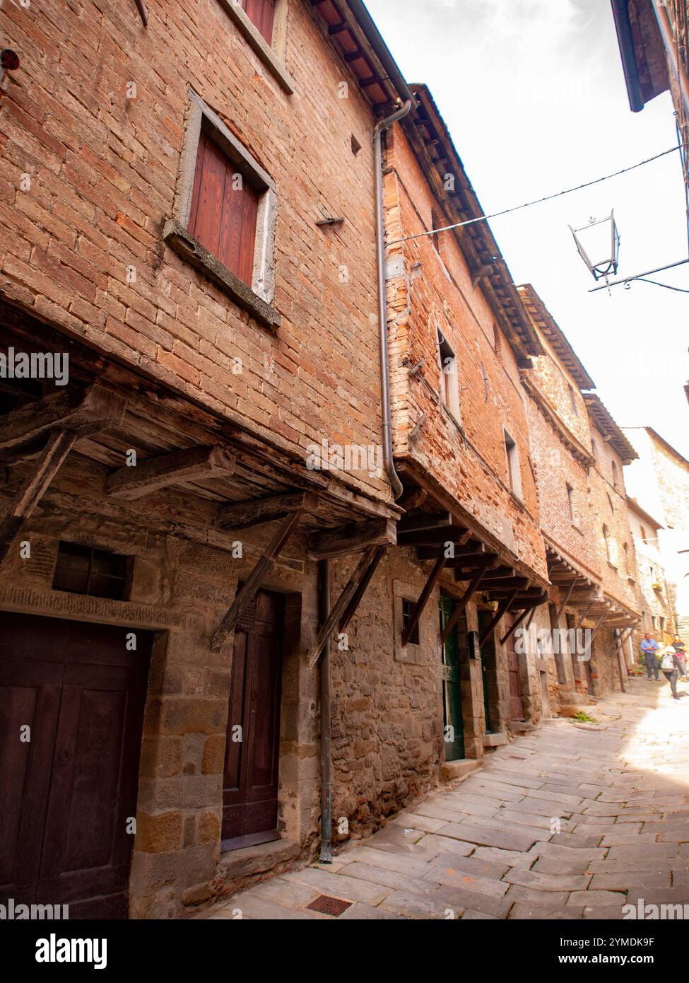 Italy, Tuscany, the city of Cortona. The medieval wa Stock Photo - Alamy