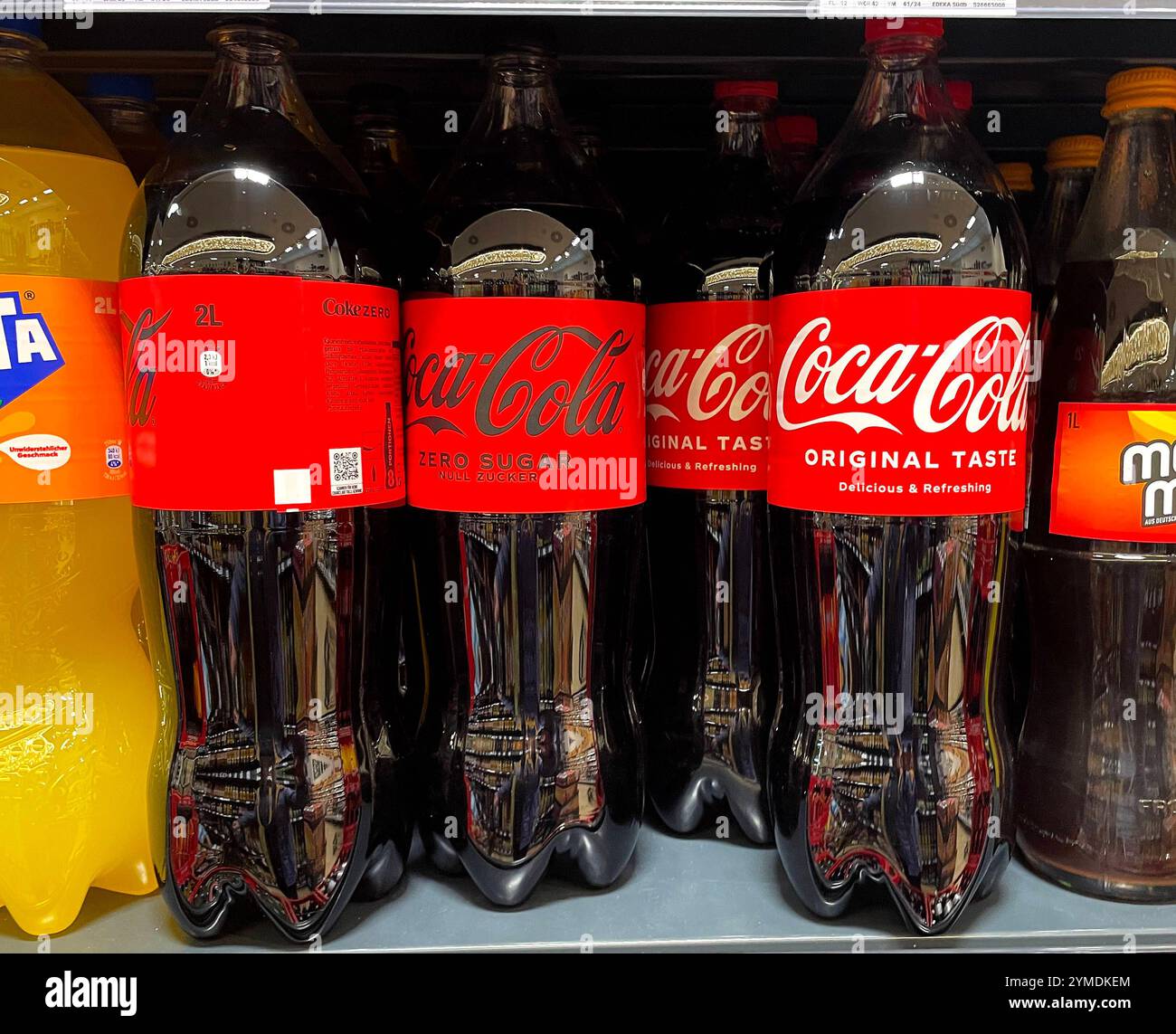 Bayern, Deutschland, 21. November 2024: Hier der Blick im Supermarkt ...