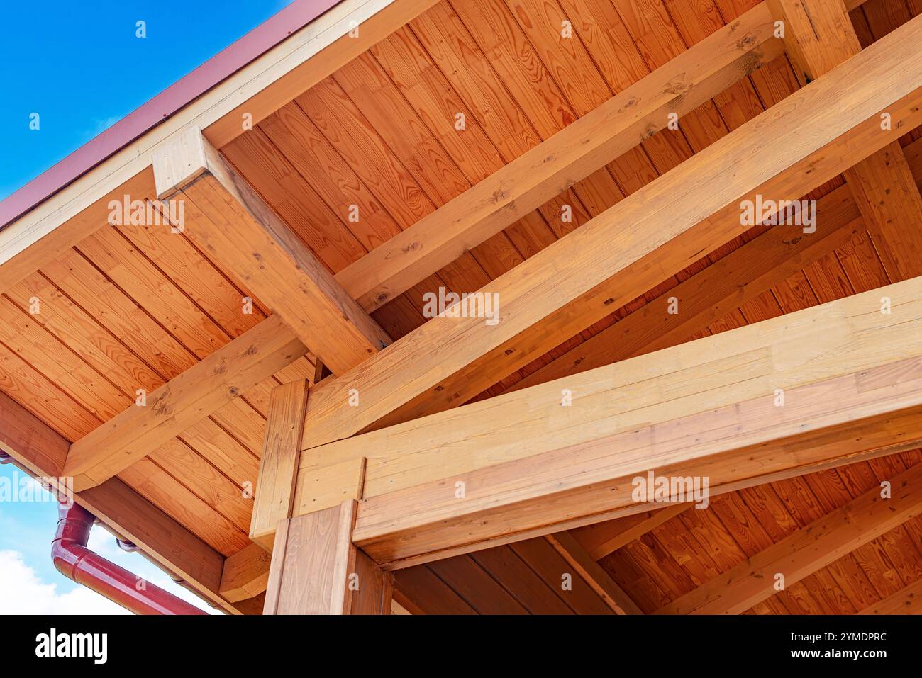 Construction of a roof of a frame house Stock Photo - Alamy