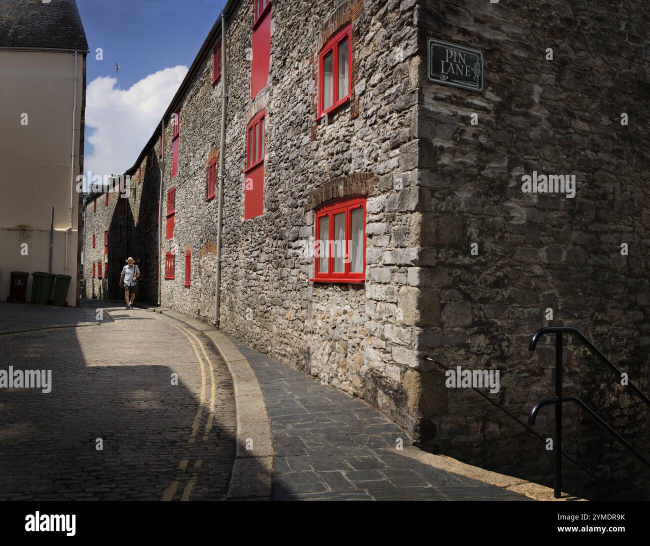 plymouth barbician back street, Devon, UK Stock Photo - Alamy