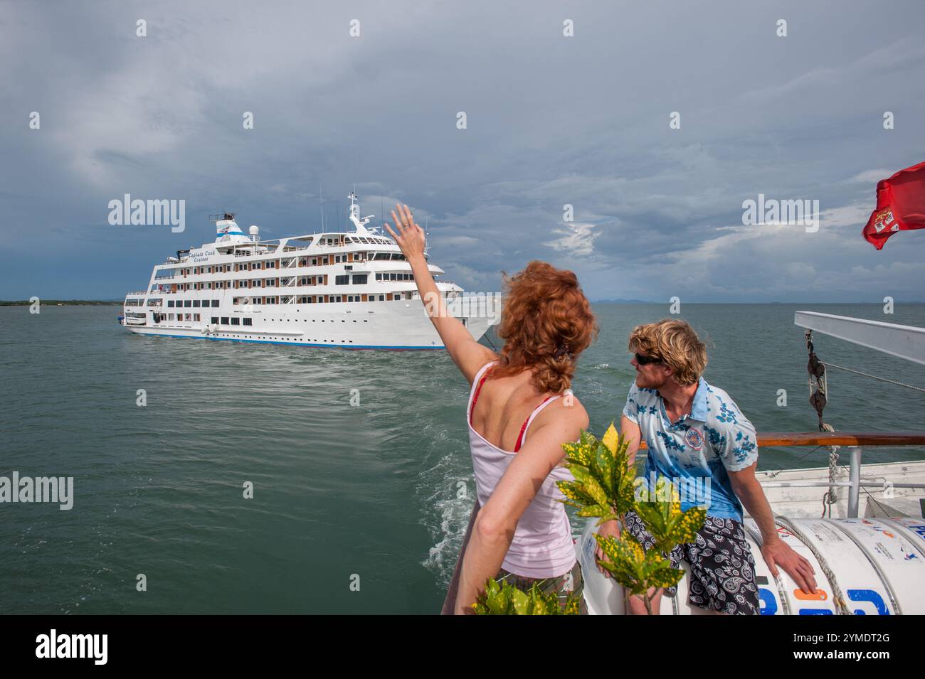 MV Reef Endeavour, Fiji, Melanesia, Oceana Stock Photo - Alamy
