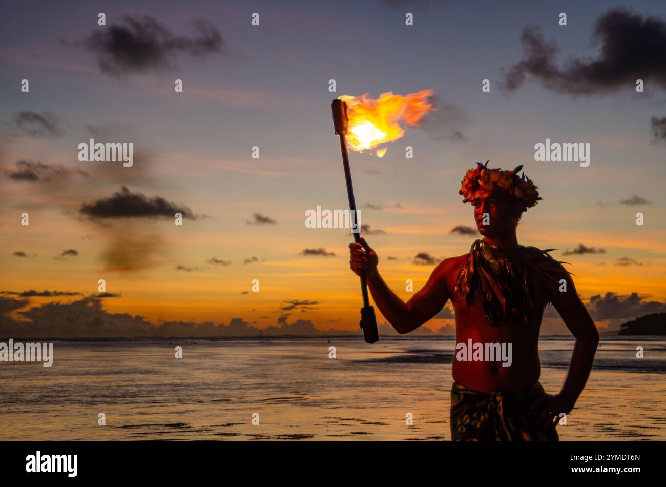 Fire Dance, Viti Levu, Fiji, Melanesia, Oceana Stock Photo - Alamy