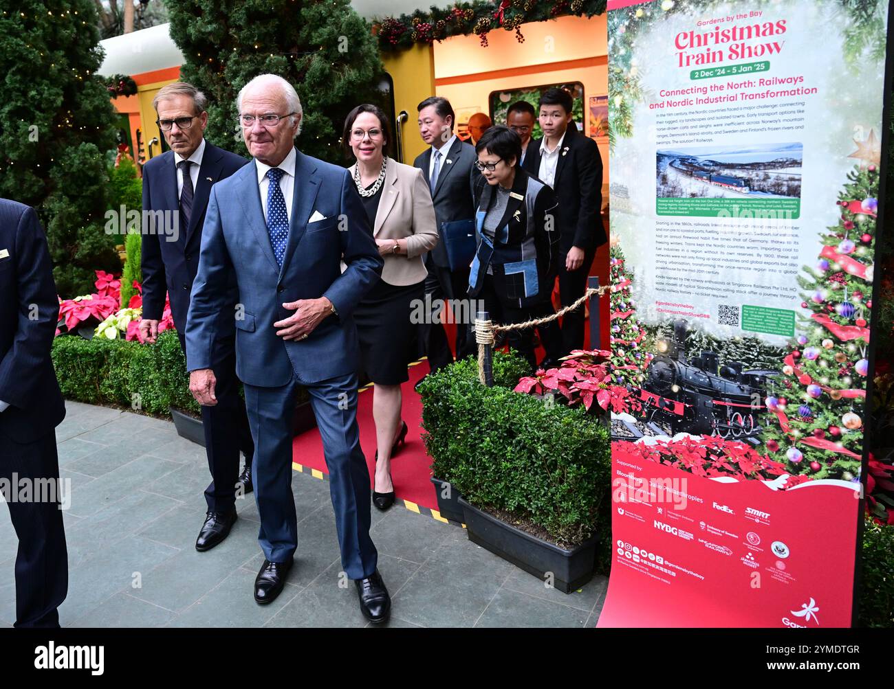 Singapore, Singapore. 21st Nov, 2024. King Carl XVI Gustaf inaugurates ...
