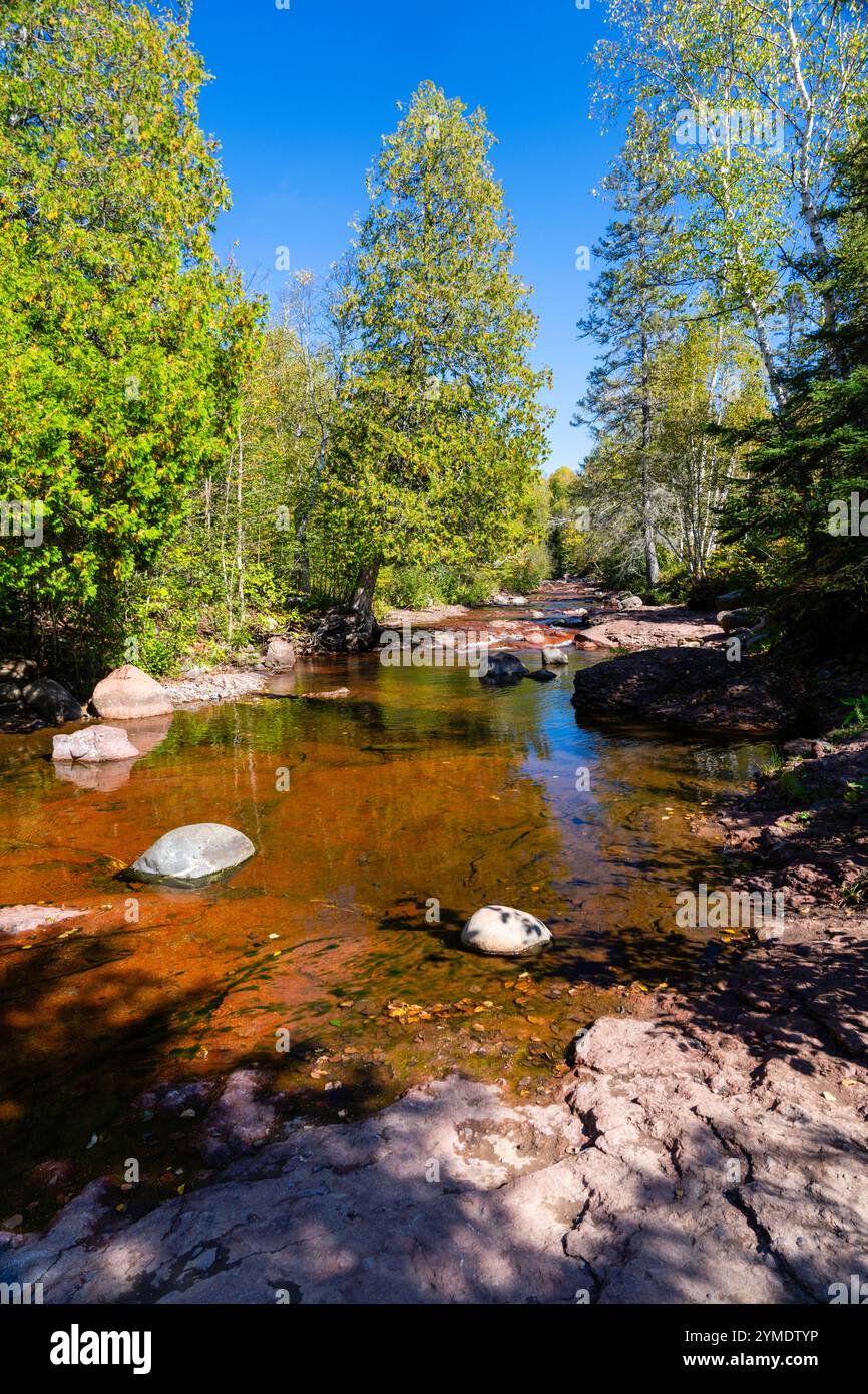 Photograph of the Caribou River near Taconite Harbor, Minnesota, USA on ...