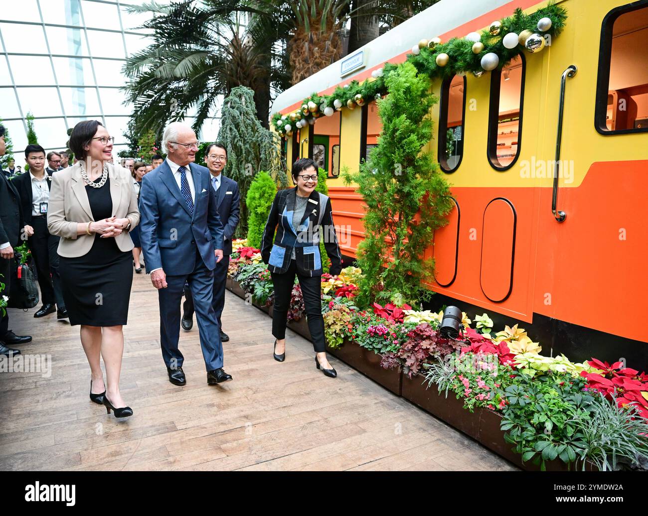 Singapore, Singapore. 21st Nov, 2024. King Carl XVI Gustaf inaugurates ...