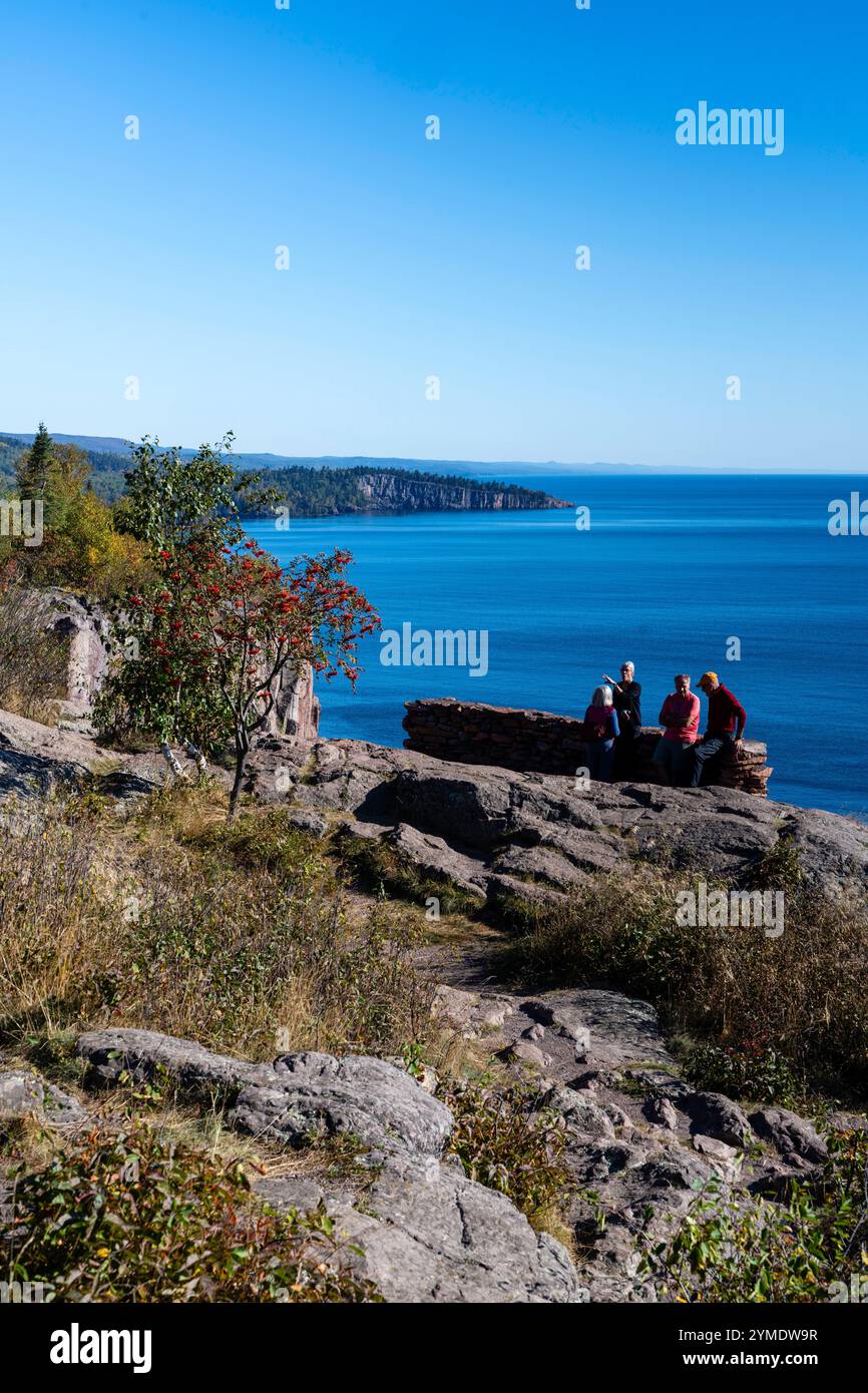 Photograph from Palisade Head, a Lake Superior overlook that is part of ...