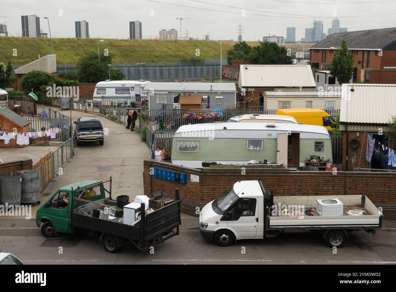 Gypsies site london not dale hi-res stock photography and images - Alamy