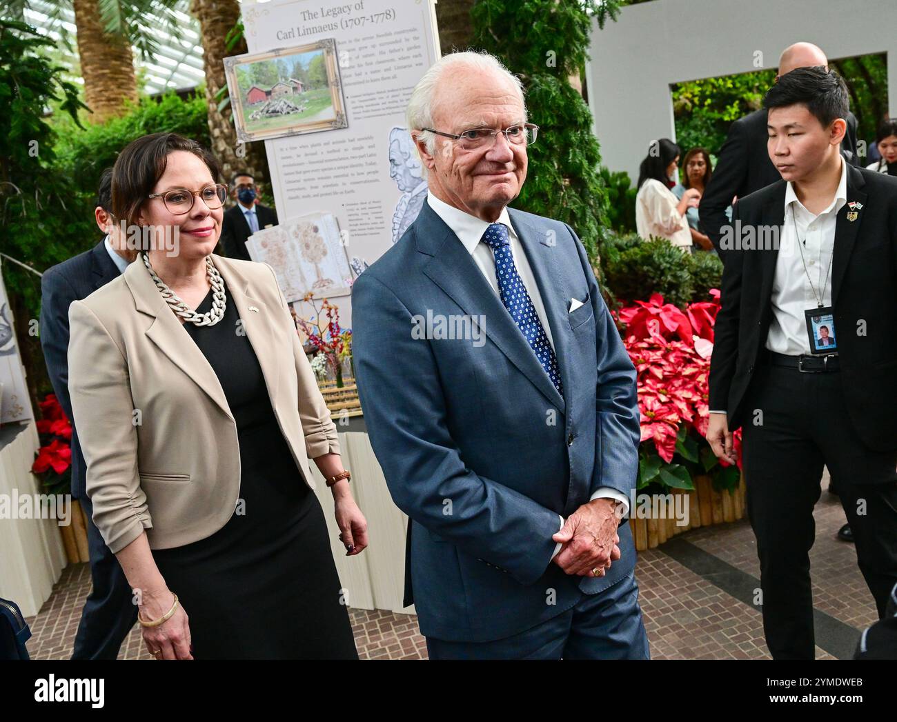 Singapore, Singapore. 21st Nov, 2024. King Carl XVI Gustaf inaugurates ...