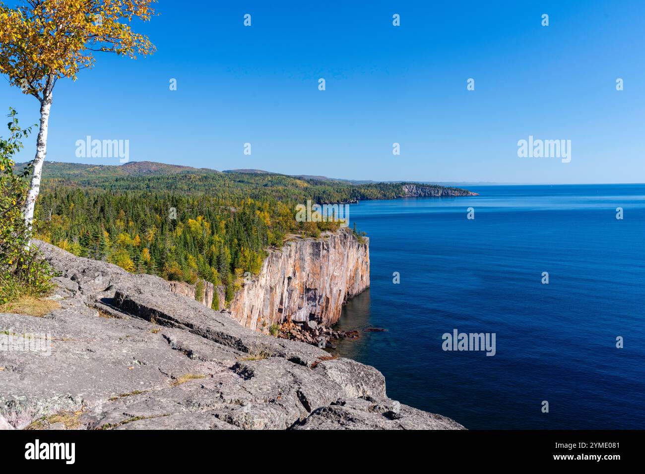 Photograph from Palisade Head, a Lake Superior overlook that is part of ...