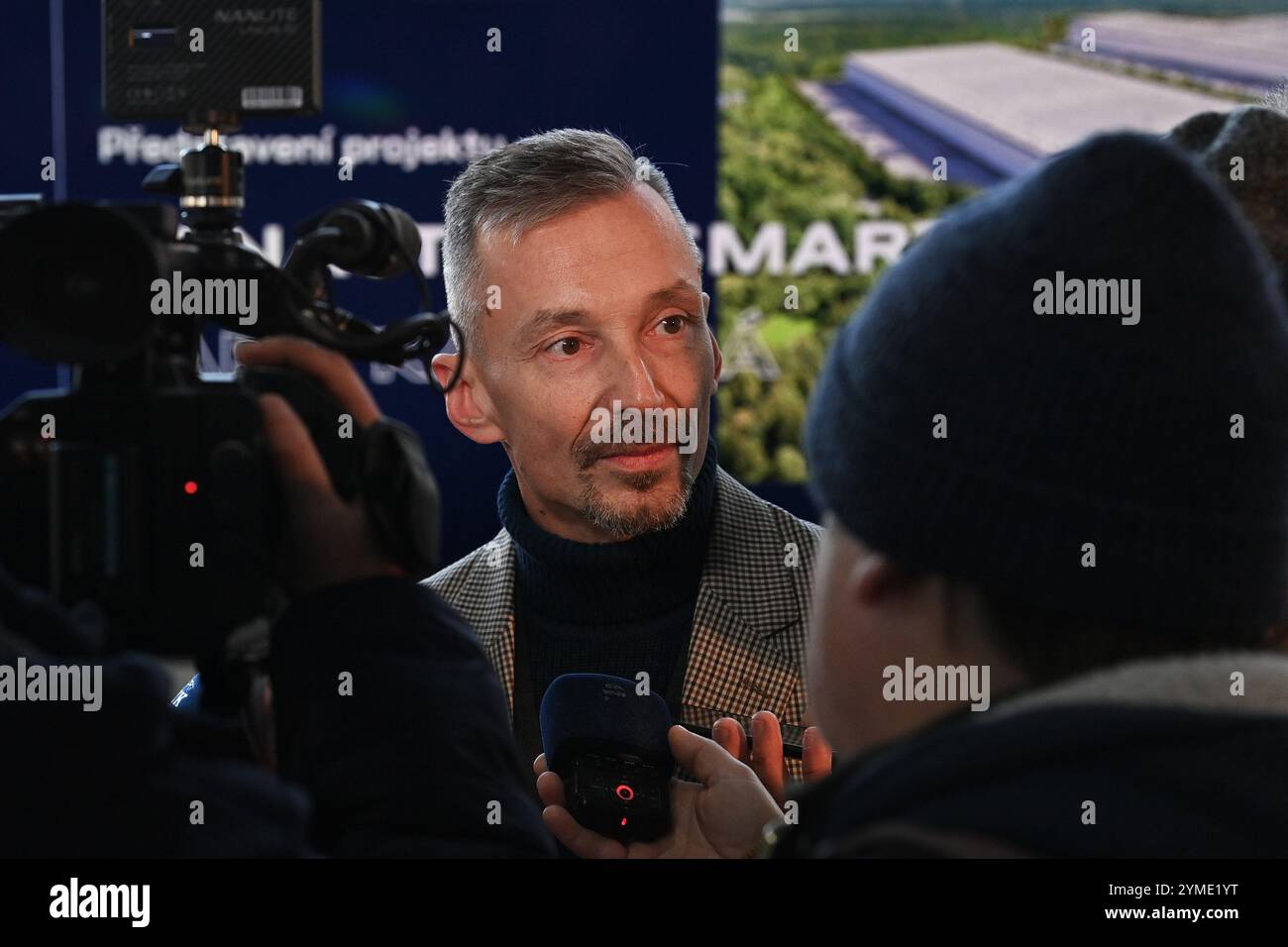 Press conference of the industrial developer Panattoni to introduce the ...