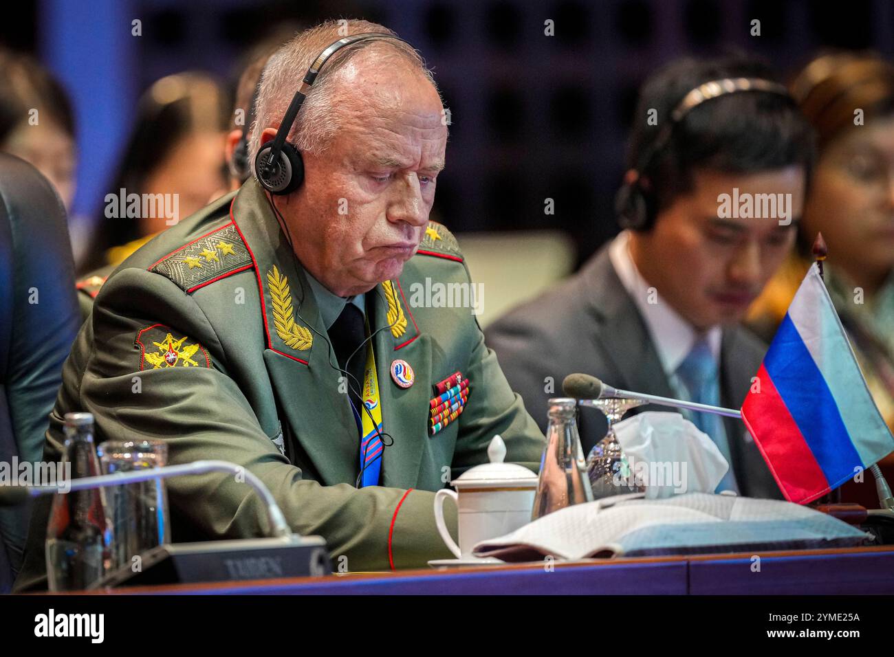 Russian Deputy Defense Minister Alexander Fomin attend the ASEAN ...