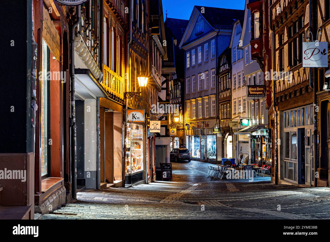 The historic city of Marburg in Hesse Stock Photo - Alamy