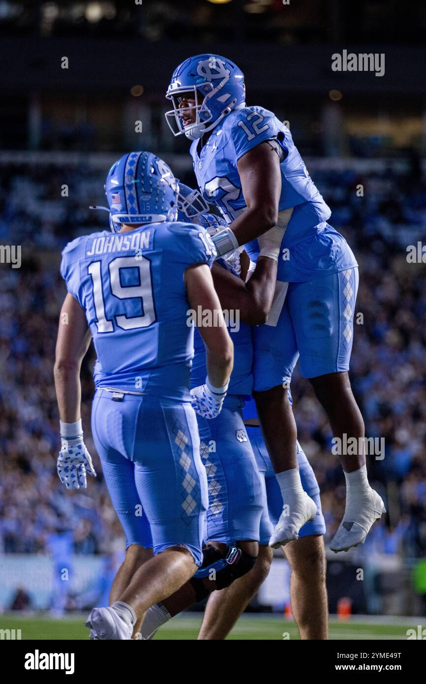 November 16, 2024: North Carolina Tar Heels quarterback Jacolby ...