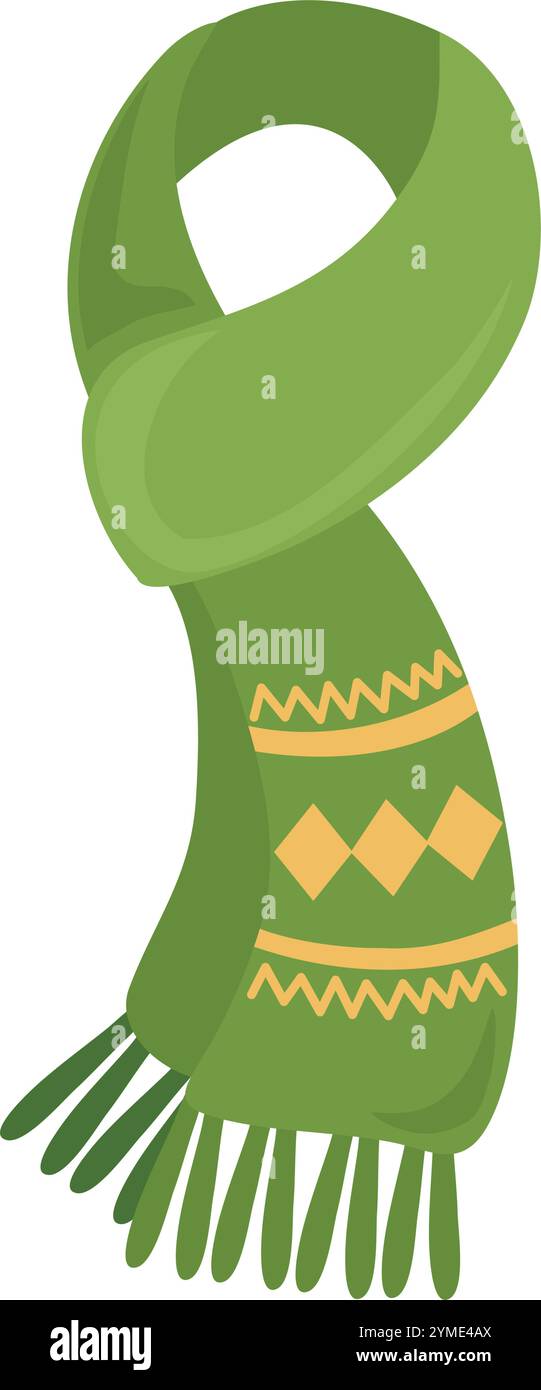 winter clothes scarf design Stock Vector Image & Art - Alamy