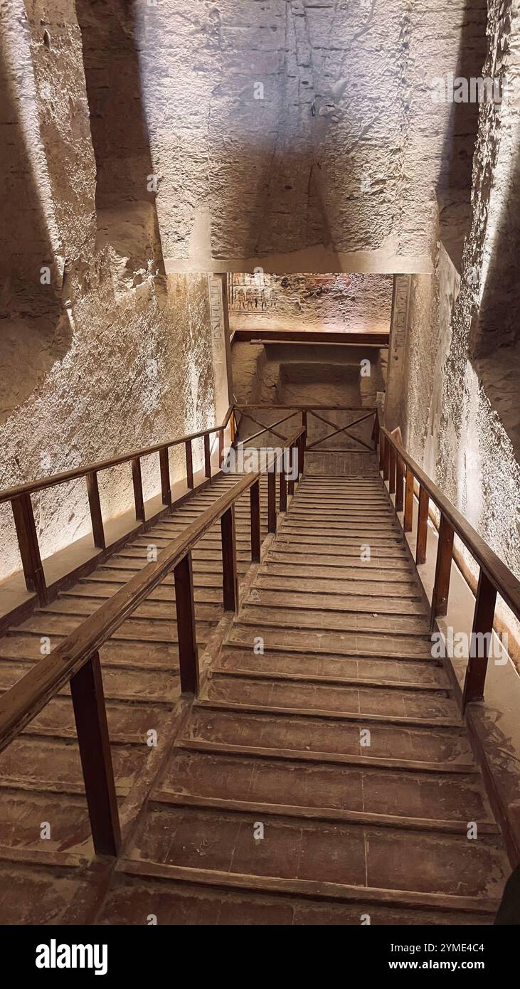 Inside a pyramid, Egypt Stock Photo - Alamy