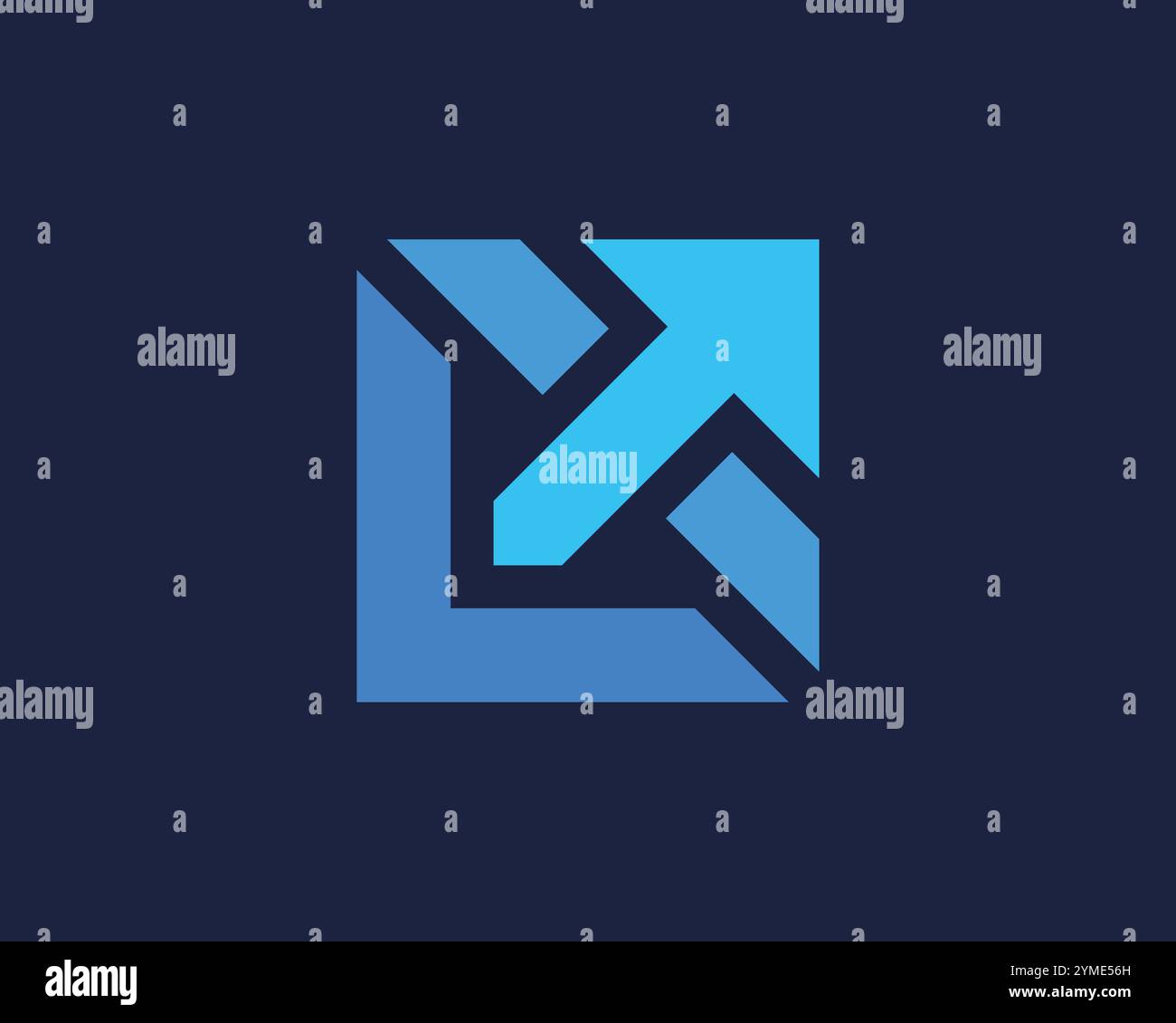 vector l arrow logo design template idea Stock Vector Image & Art - Alamy