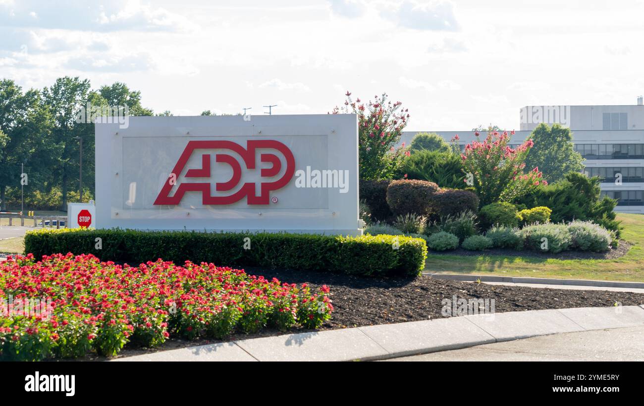 ADP (Automatic Data Processing) headquarters in Roseland, New Jersey ...