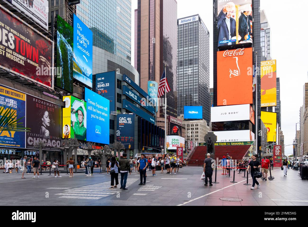 People visiting Times Square in New York City, USA Stock Photo - Alamy