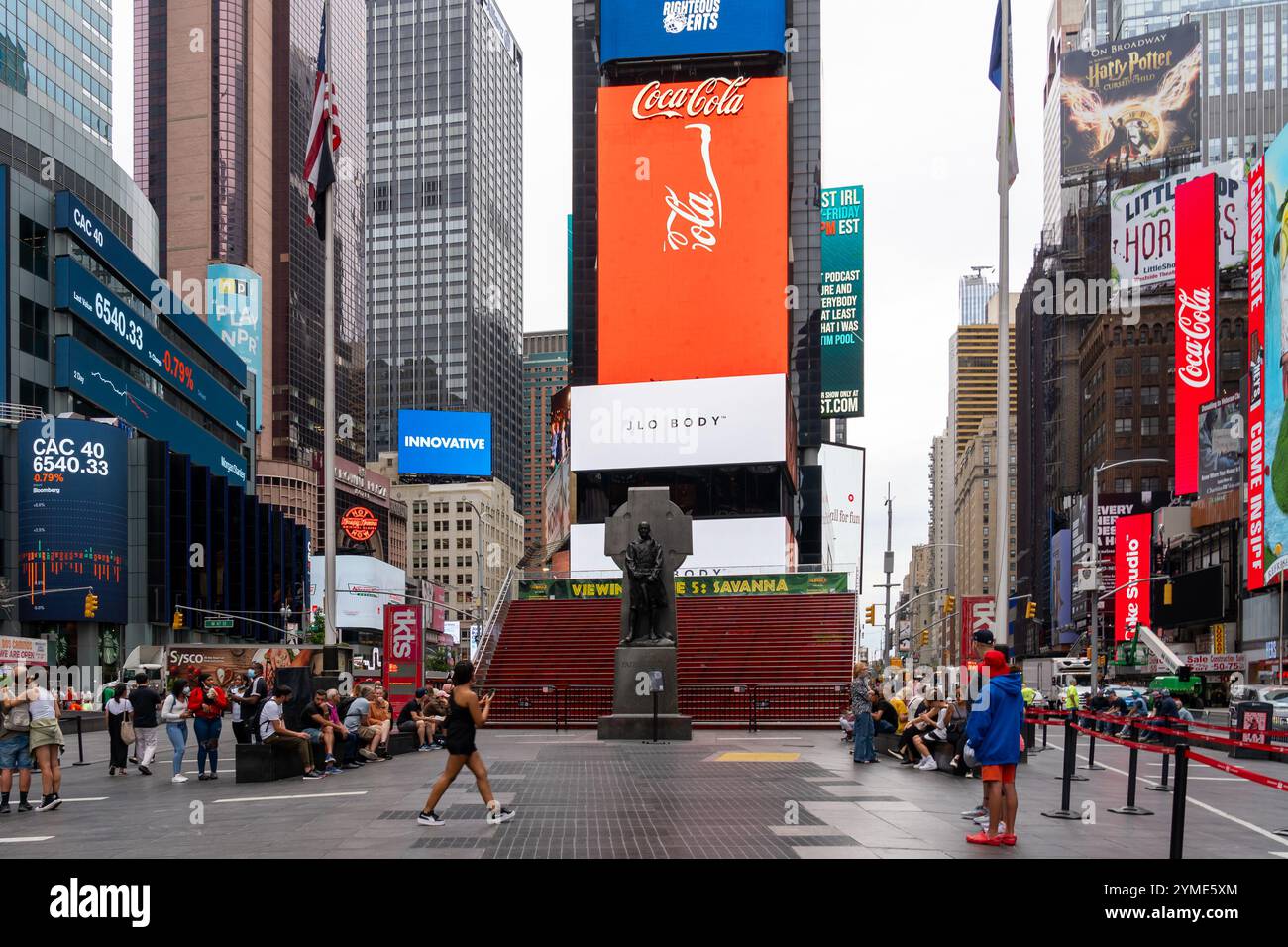People visiting Times Square in New York City, USA Stock Photo - Alamy