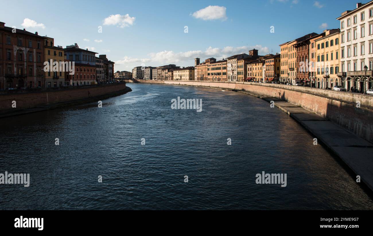 Landscapes around the city of Pisa, Marina di Pisa and Lucca, Tuscany ...