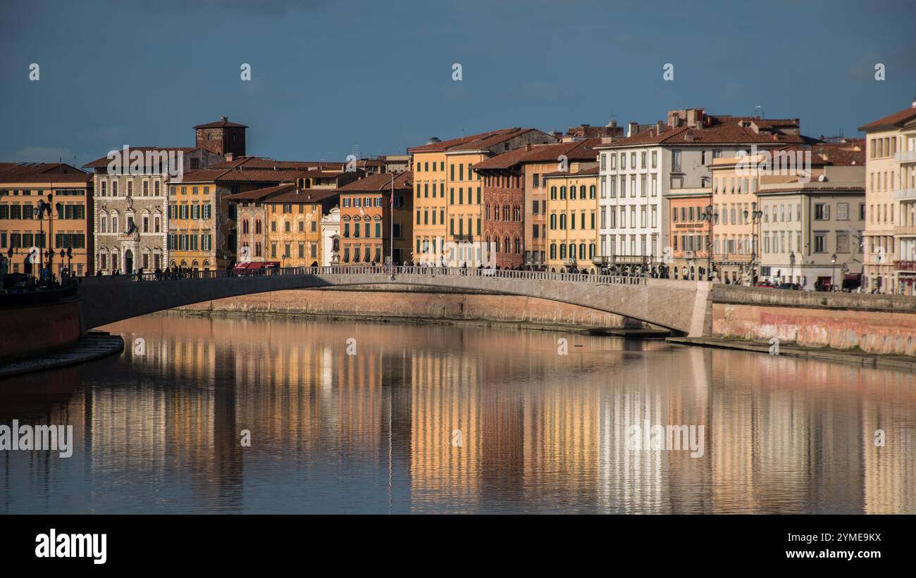 Landscapes around the city of Pisa, Marina di Pisa and Lucca, Tuscany ...