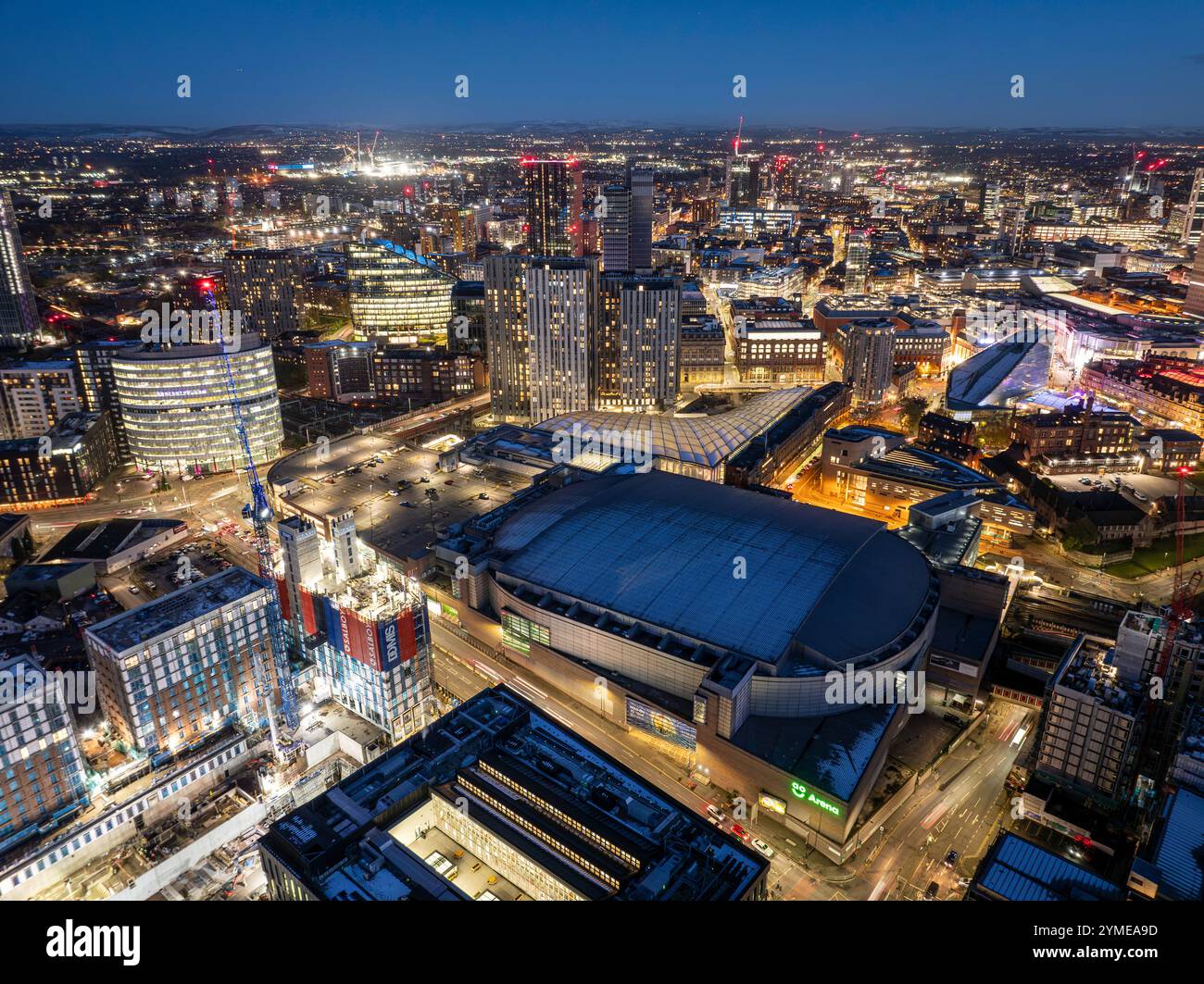 Beetham tower manchester train hi-res stock photography and images - Alamy