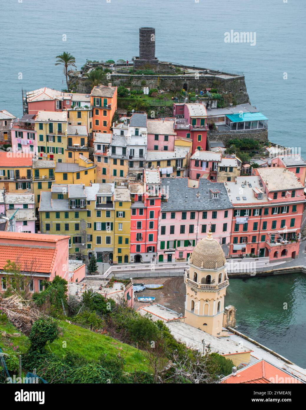 Landscapes of The five lands, Liguaria, Italy Stock Photo - Alamy