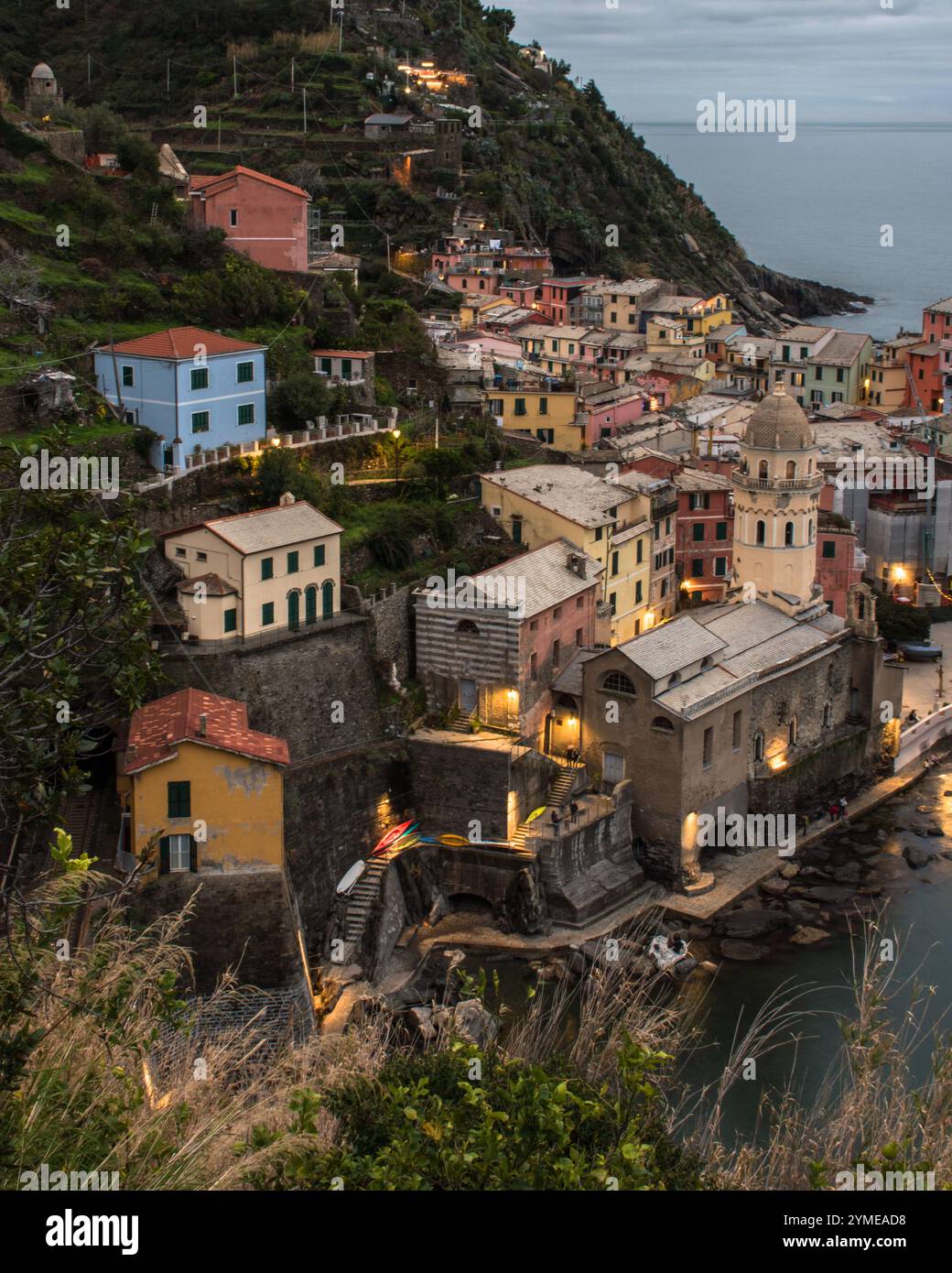 Landscapes of The five lands, Liguaria, Italy Stock Photo - Alamy